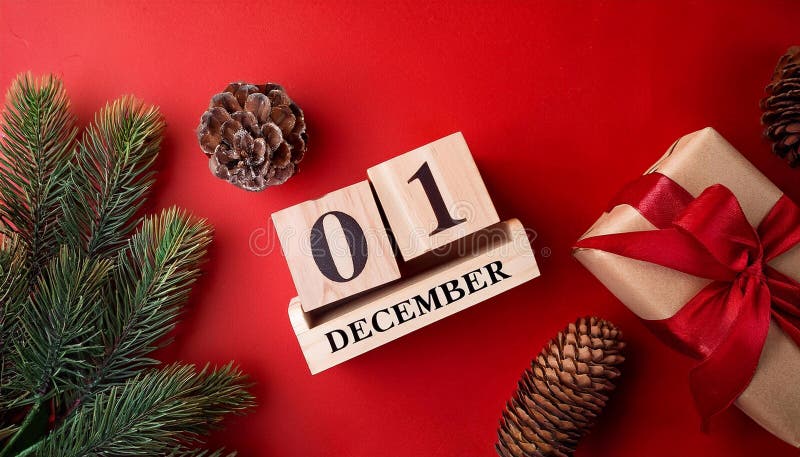 Hello December Poster Design Stock Illustration - Illustration of text ...