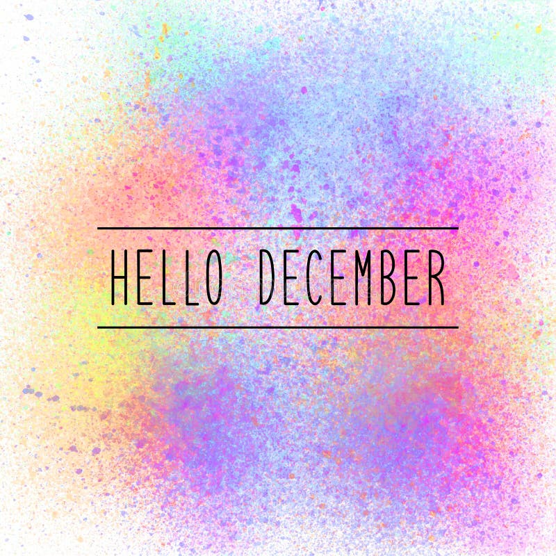 Hello December Background Watercolor Stock Illustrations – 174 Hello ...