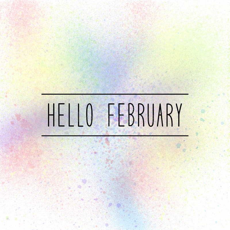 Hello February Stock Illustrations – 2,115 Hello February Stock ...