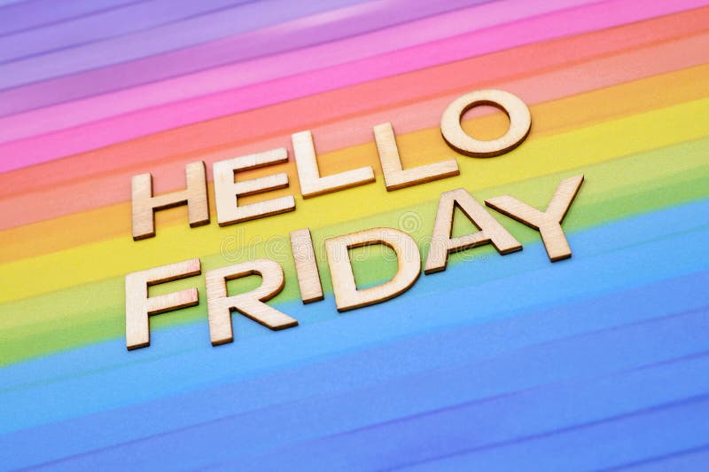 Hello Friday Background - Illustration Stock Illustration ...