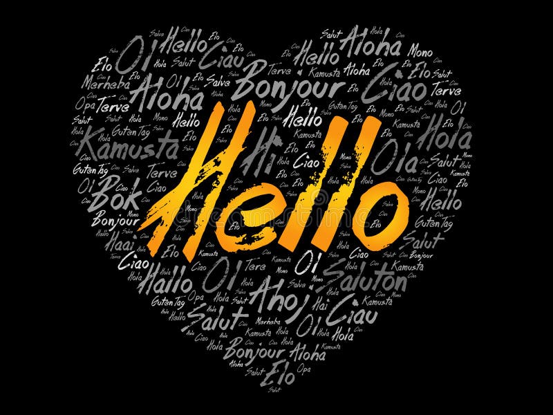 Word Hello Heart Stock Illustrations – 1,277 Word Hello Heart Stock ...