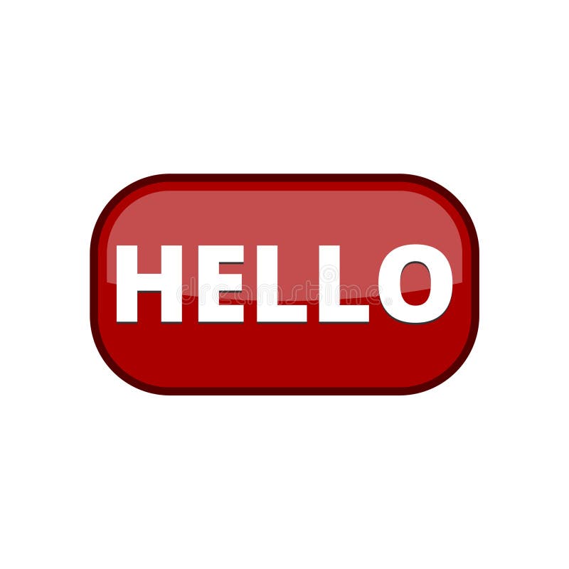 Hello icon. Vector stock stock vector. Illustration of hello - 180833253