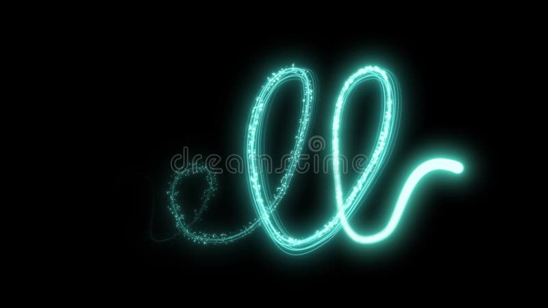 Hello Isolated Motion Title Text, Word. Continious Doodle Text ...