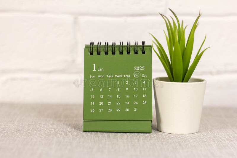 Hello January 2025 Planning Calendar Your Desktop Stock Photos - Free ...