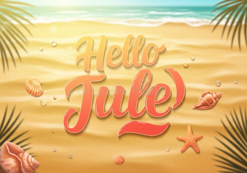 508 Hello July Beach Stock Photos - Free & Royalty-Free Stock Photos ...