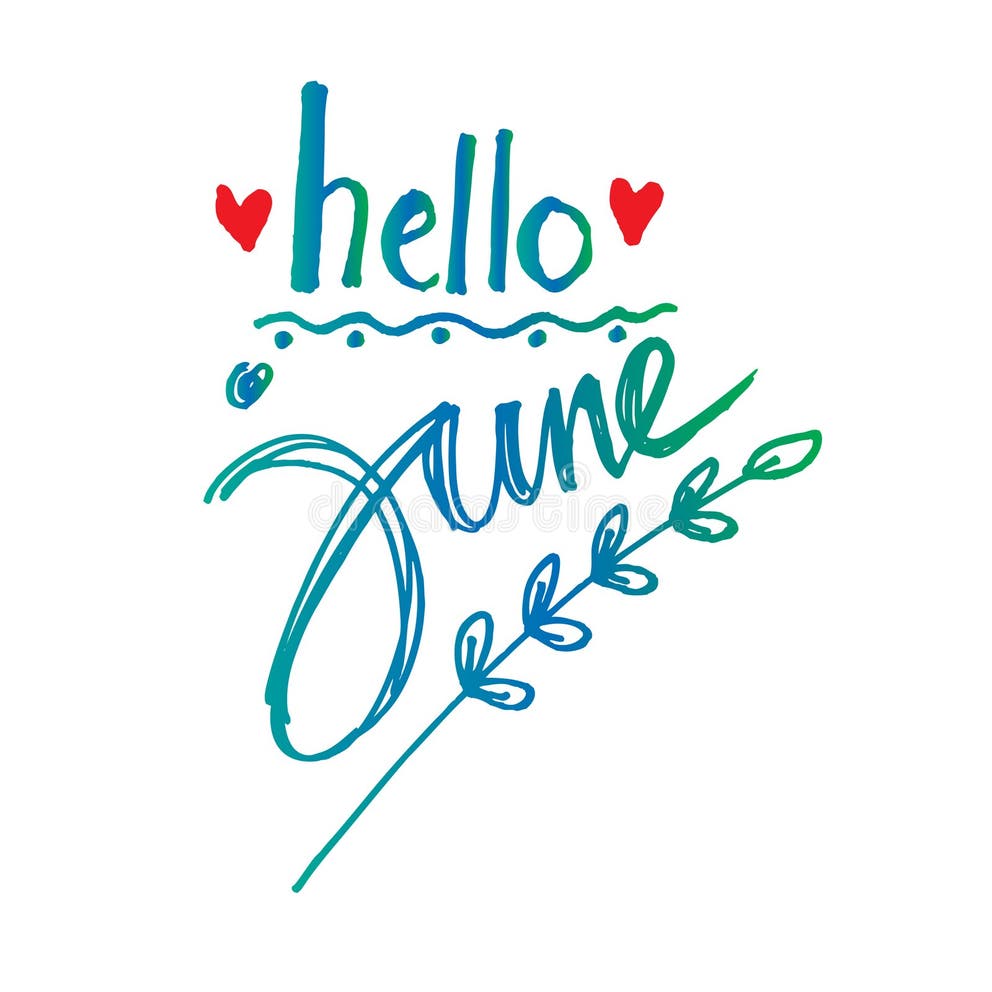 Hello June Stock Illustrations – 2,932 Hello June Stock Illustrations ...
