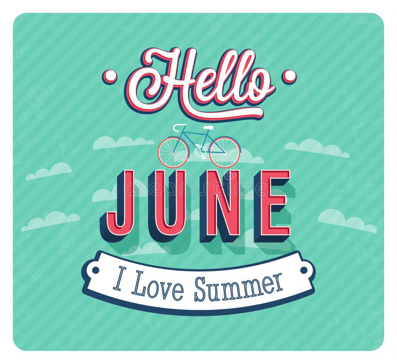 Hello June Stock Illustrations – 3,266 Hello June Stock Illustrations ...