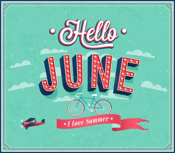Hello June Stock Illustrations – 3,790 Hello June Stock Illustrations ...
