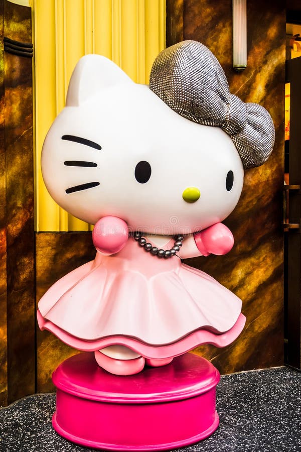 Hello Kitty on Display in Universal Studios Store Editorial Stock Image ...
