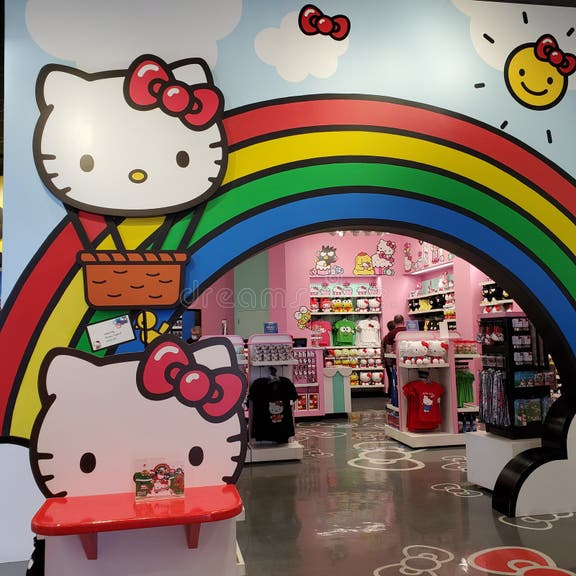Hello Kitty Store at Universal Orlando Editorial Stock Photo - Image of ...