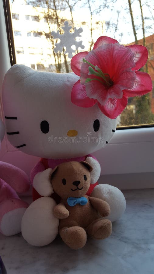 Hello Kitty editorial stock image. Image of teddy, kitty - 83323269