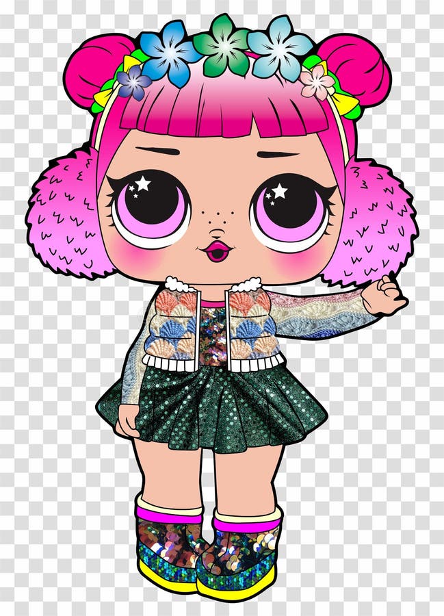 Hello LoL. Cute Lol Surprise Stock Vector - Illustration of face, cute ...