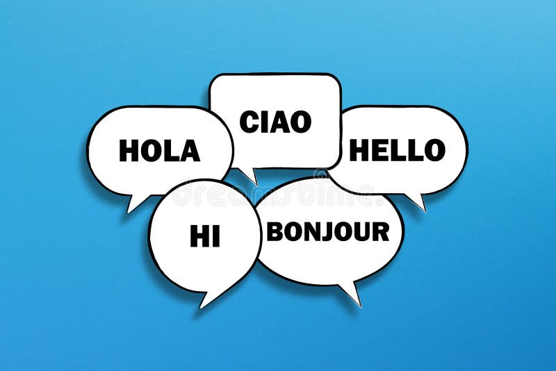 Speech Bubbles Different Languages Stock Photos - Free & Royalty-Free ...