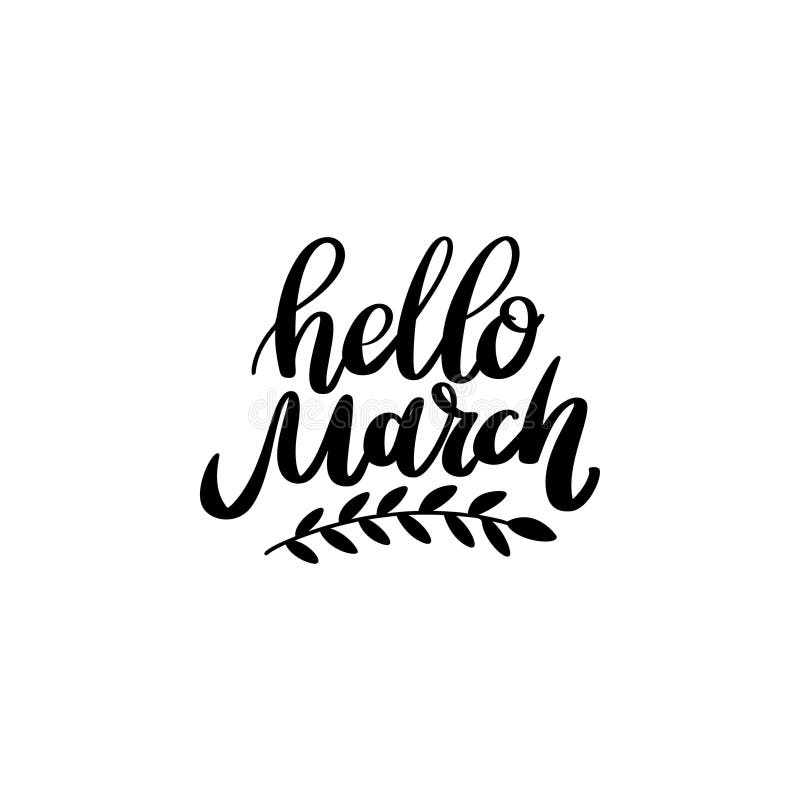 Hello March Stock Illustrations – 7,482 Hello March Stock Illustrations ...