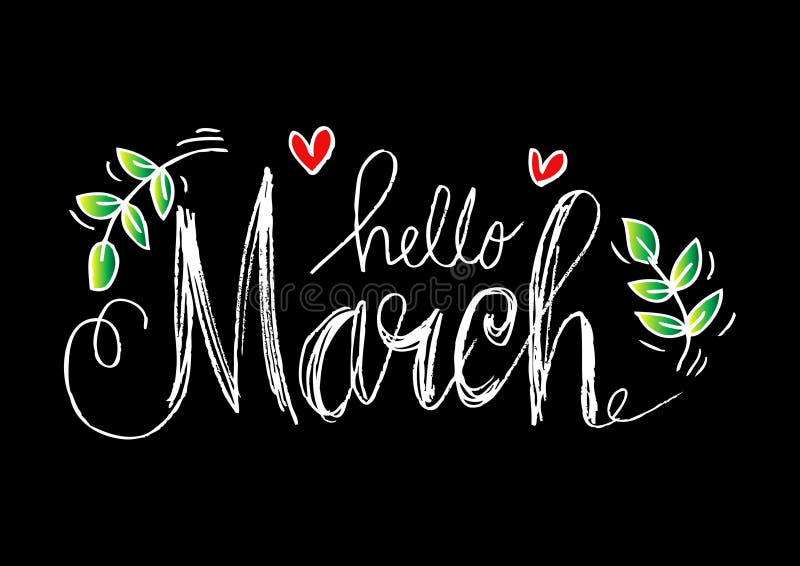 Hello March Stock Illustrations – 7,621 Hello March Stock Illustrations ...