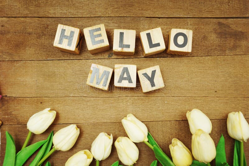 114 Hello May Wooden Letters Stock Photos - Free & Royalty-Free Stock ...