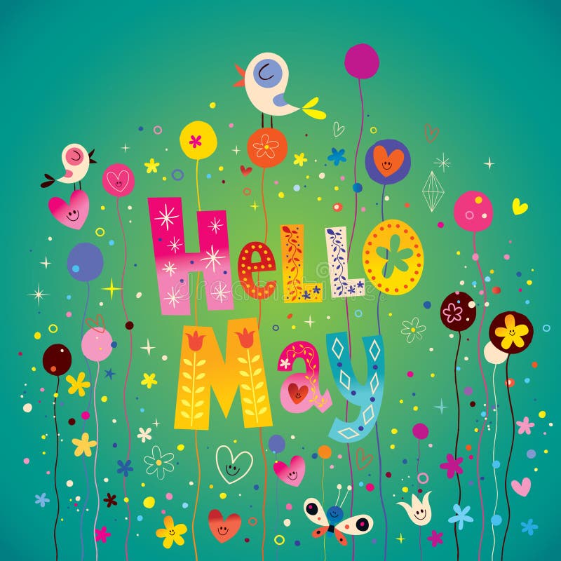 Hello May Stock Illustrations – 3,851 Hello May Stock Illustrations ...