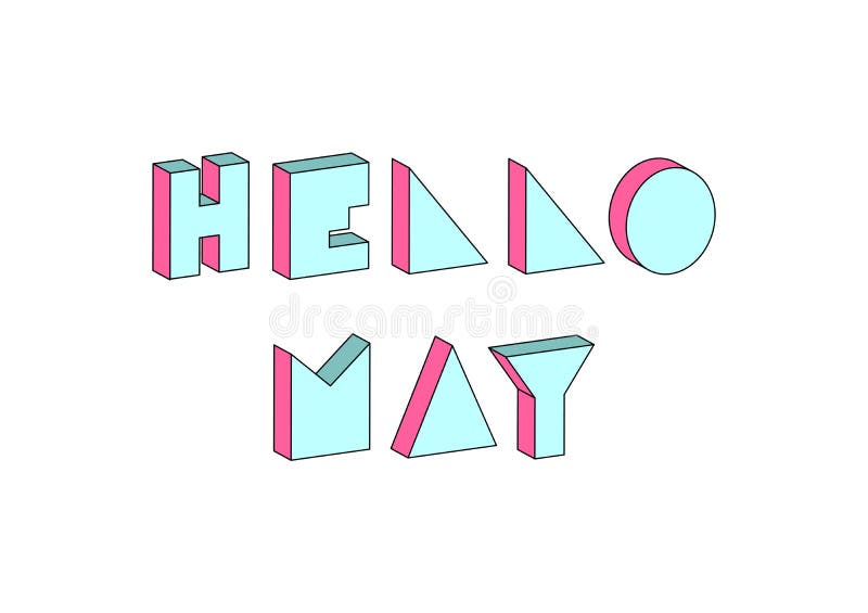 Hello May Text Stock Illustrations – 1,518 Hello May Text Stock ...