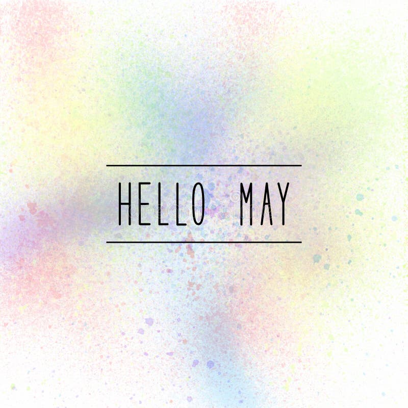 Hello May Text Stock Illustrations – 1,518 Hello May Text Stock ...