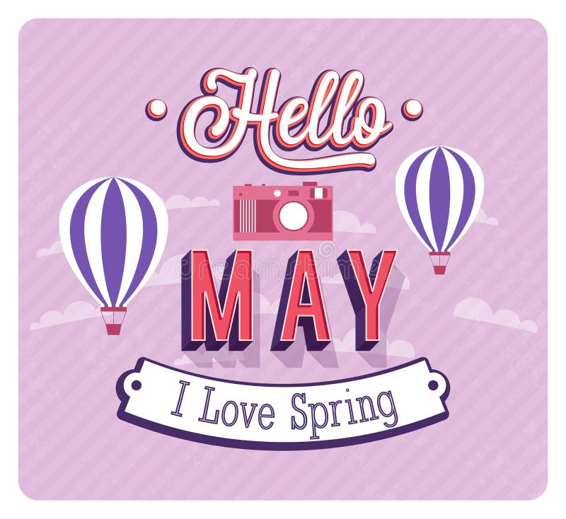 Hello May Stock Illustrations – 3,804 Hello May Stock Illustrations ...