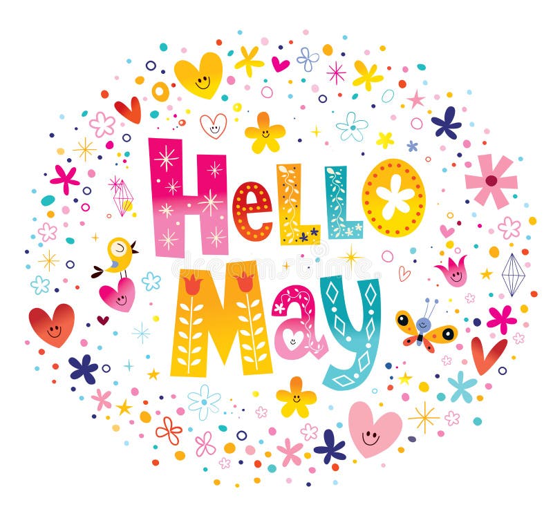 Hello May Stock Illustrations – 3,804 Hello May Stock Illustrations ...