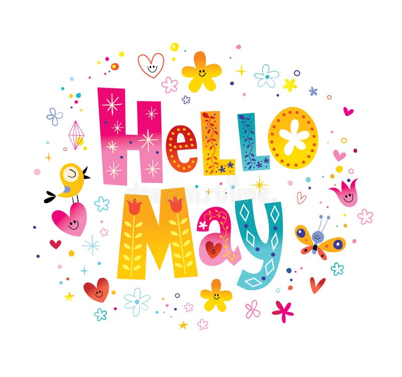 Hello May Stock Illustrations – 3,804 Hello May Stock Illustrations ...