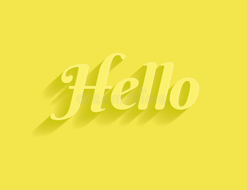 Hello message stock vector. Illustration of abstract - 50827263