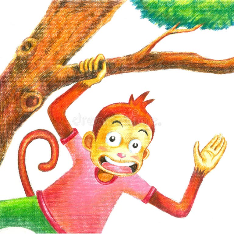 Monkey Hello Drawing Stock Illustrations – 76 Monkey Hello Drawing ...