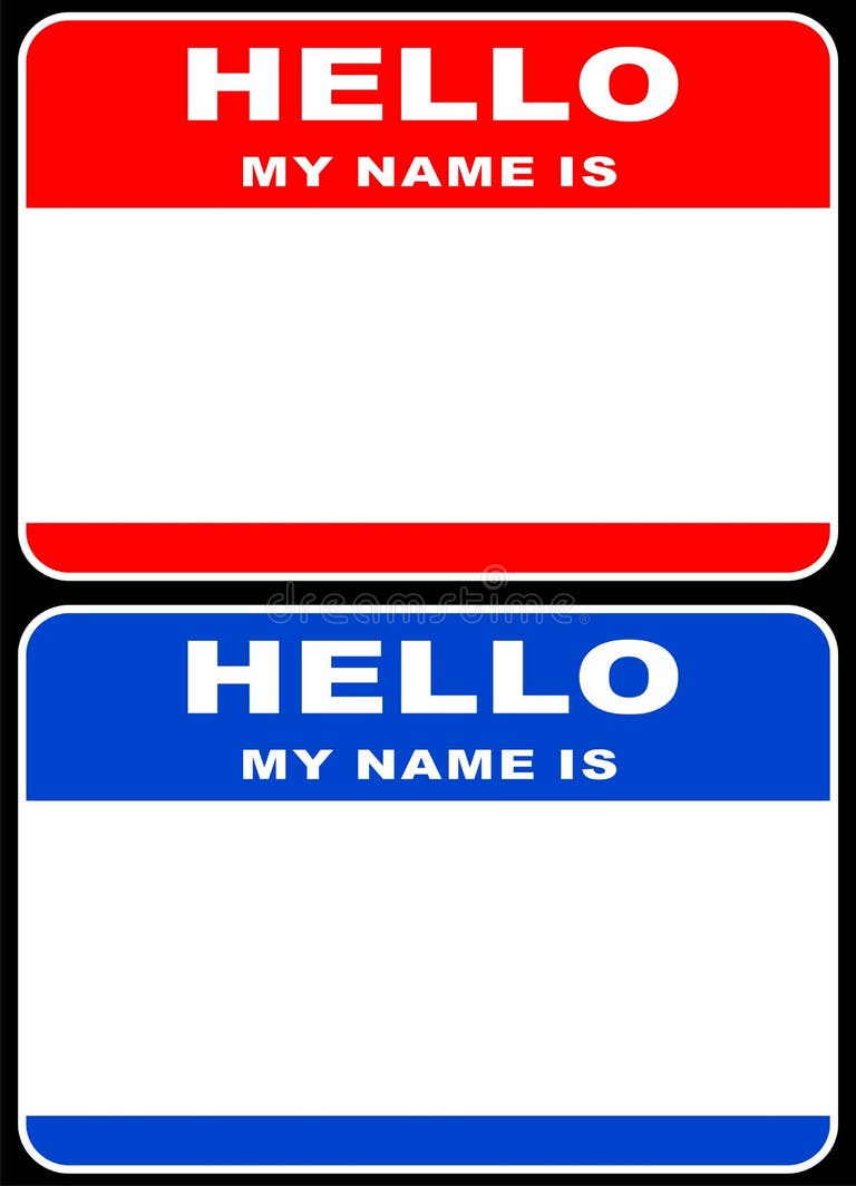 Name Card Sticker Stock Illustrations – 7,073 Name Card Sticker Stock ...