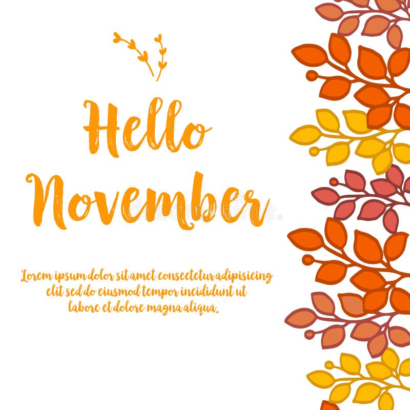 11 November Design Template with Red Poppies. Border Frame with Title ...