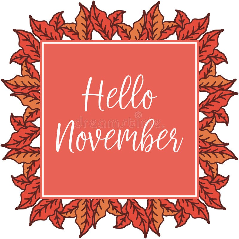 11 November Design Template with Red Poppies. Border Frame with Title ...