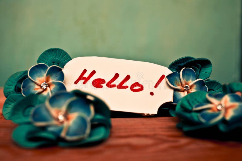 Hello stock image. Image of object, marketing, discussion - 45270911