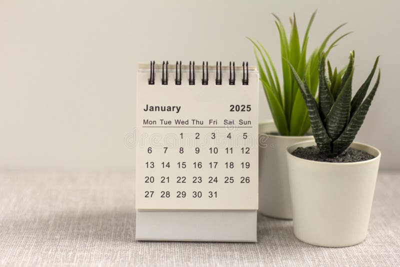Hello, 2025. the Planning Calendar for January 2025 is on the Table ...