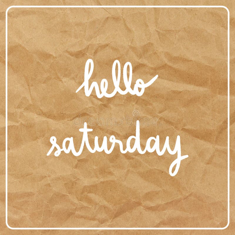 Hello Saturday Stock Illustrations – 749 Hello Saturday Stock ...
