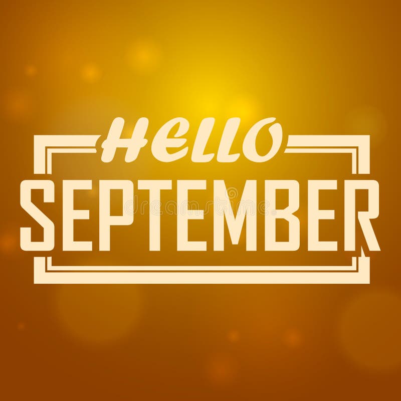 Hello September Stock Illustrations – 12,046 Hello September Stock ...