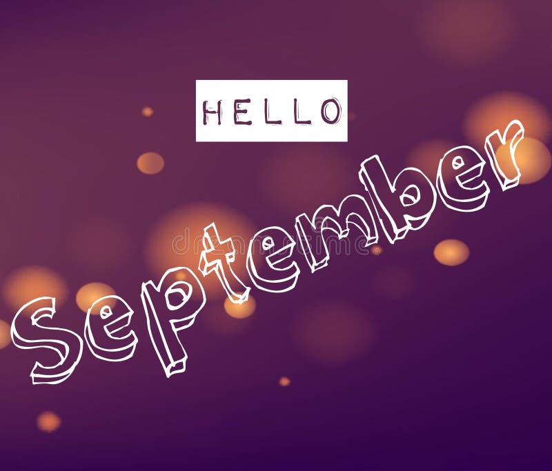 Hello September Purple Stock Illustrations – 113 Hello September Purple ...