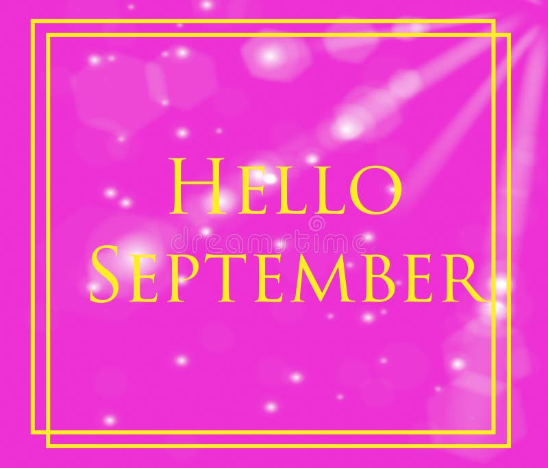 Hello September Purple Stock Illustrations – 113 Hello September Purple ...