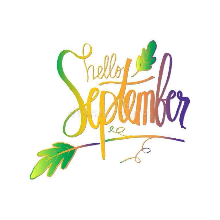 September Calligraphy Stock Illustrations – 13,114 September ...