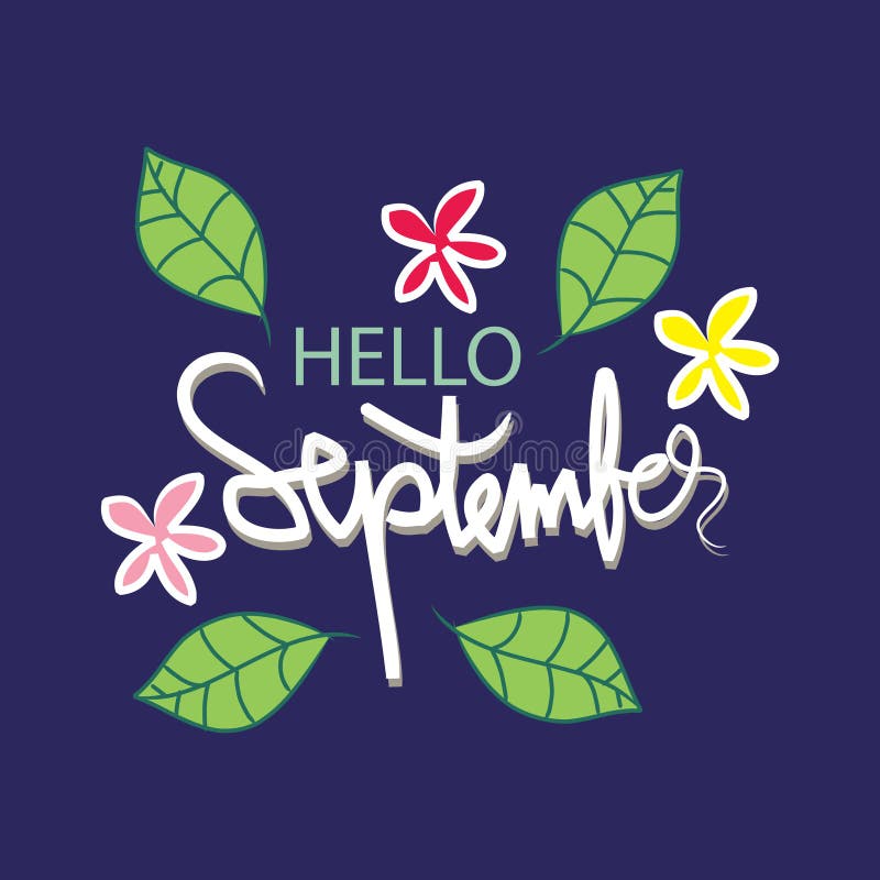 Hello September Green Stock Illustrations – 1,205 Hello September Green ...