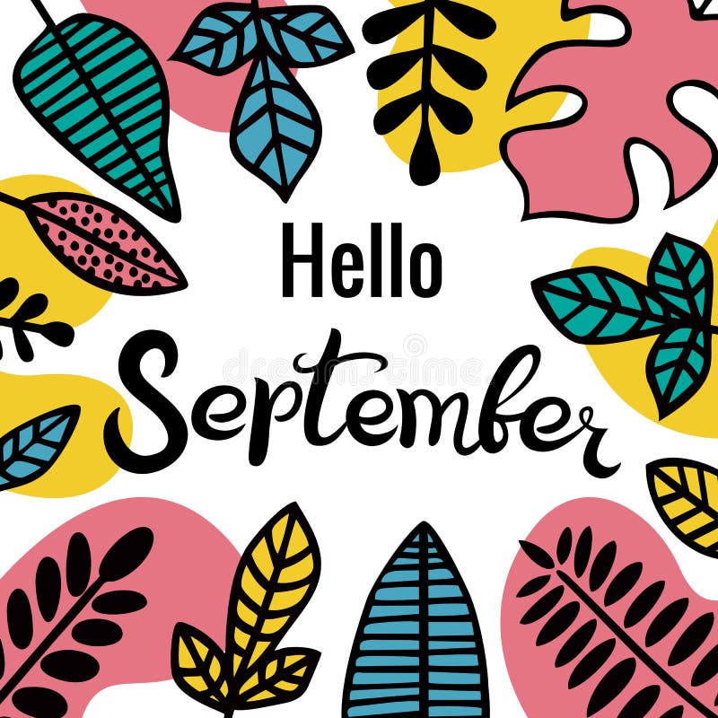 Hello September Green Stock Illustrations – 908 Hello September Green ...