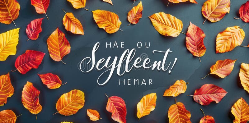 Hello September. Minimalist Wallpaper with Plain Background Stock Image ...