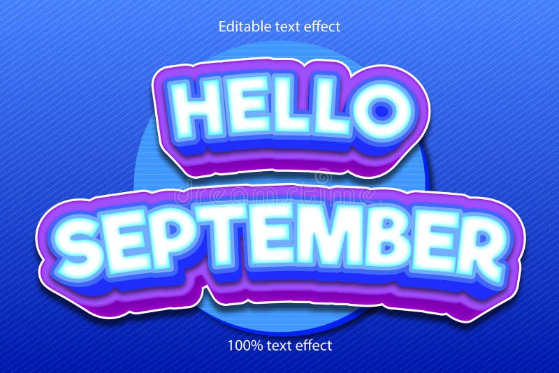Hello September Purple Stock Illustrations – 160 Hello September Purple ...