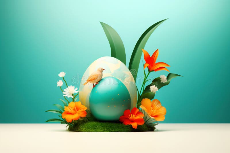 Hello Spring Card. Floral Hello Spring Design. Springtime Greeting Card ...