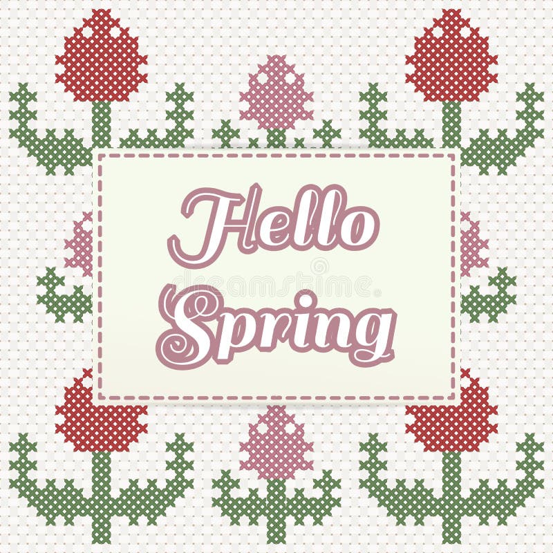 Spring Cross stock illustration. Illustration of growth - 37952762