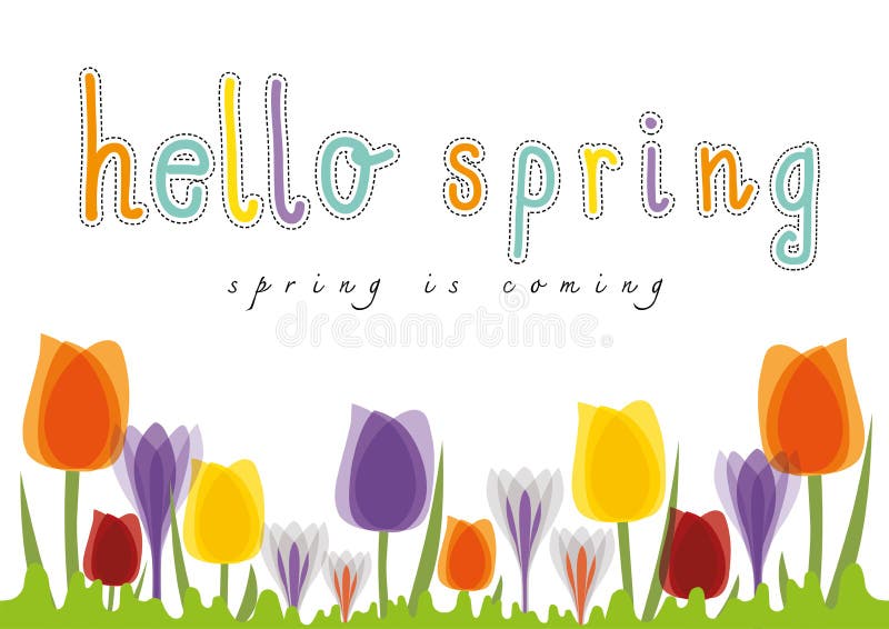 Spring Coming Stock Illustrations – 4,305 Spring Coming Stock ...