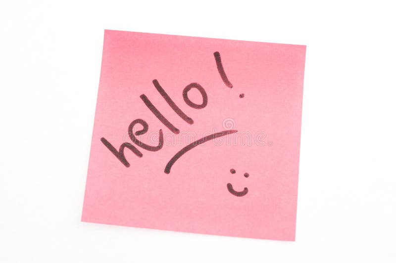 435 Hello Sticky Note Stock Photos - Free & Royalty-Free Stock Photos ...