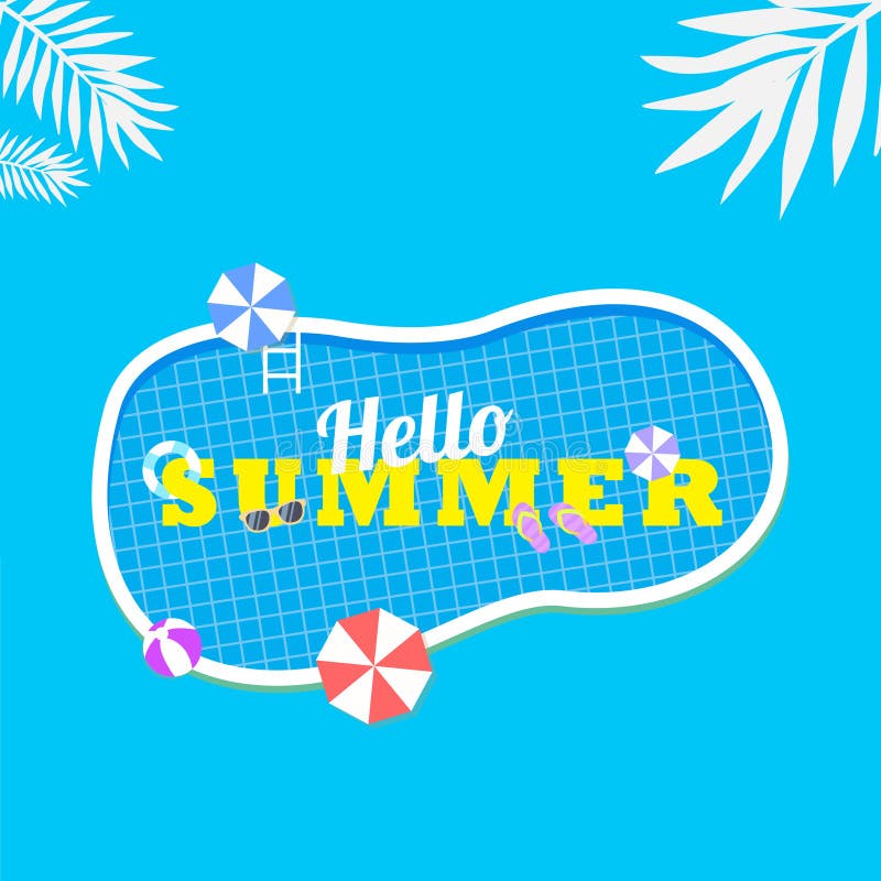 Hello Summer Background. Good for Promotion Stock Vector - Illustration ...