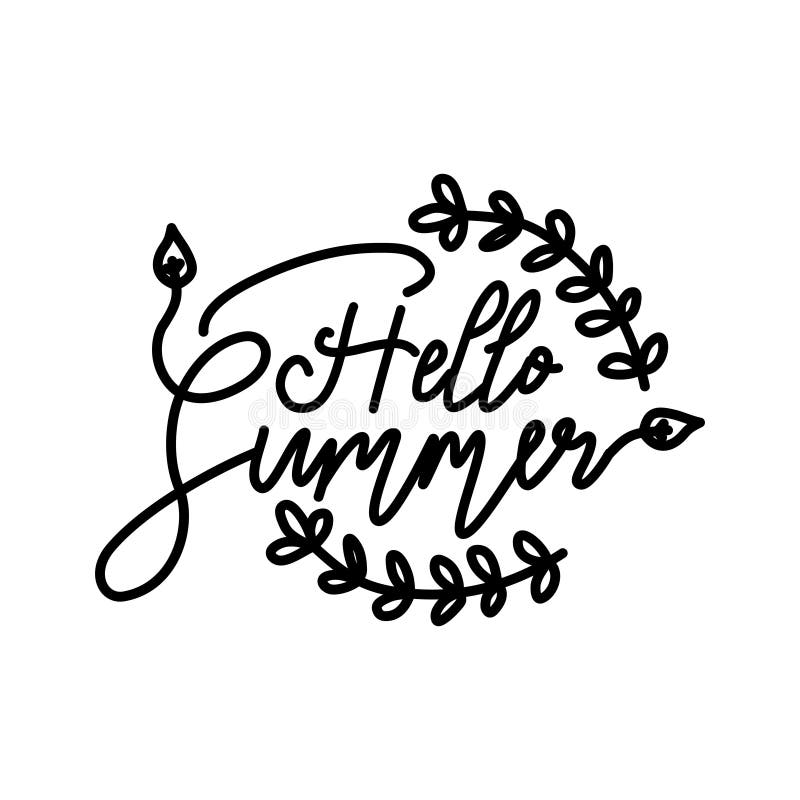 Summer Script Writing Font Word Text Words Season Calligraphy Fonts ...