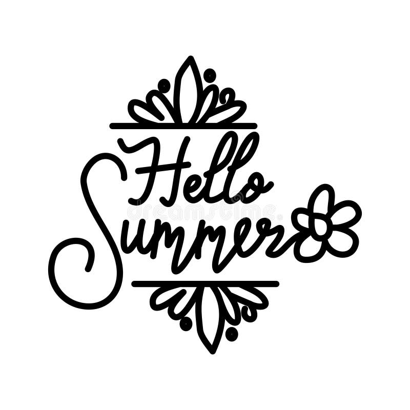 Summer Script Writing Font Word Text Words Season Calligraphy Fonts ...