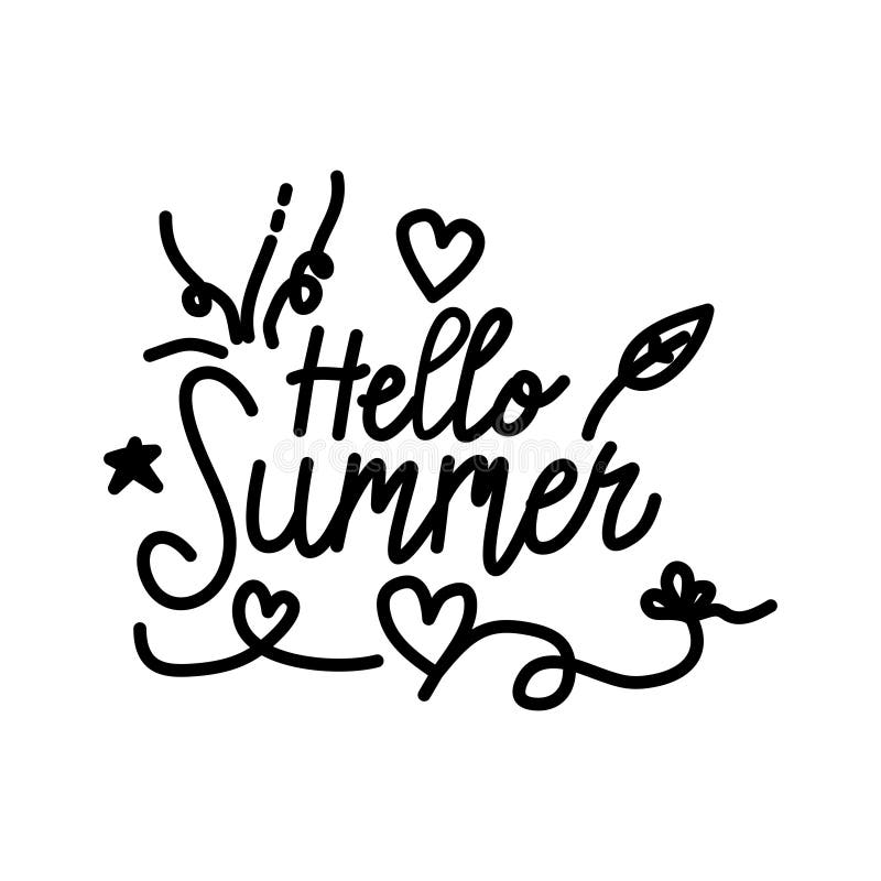 Summer Script Writing Font Word Text Words Season Calligraphy Fonts ...